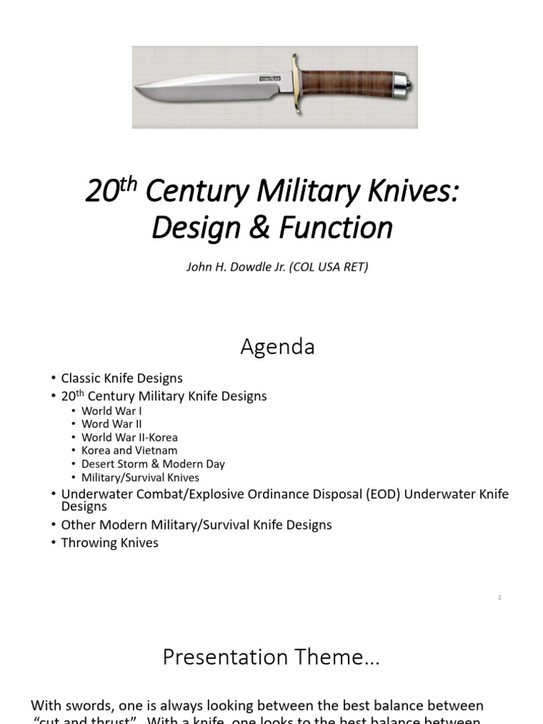 20th Century Military Knife Designs | PDF | Dagger | Knife