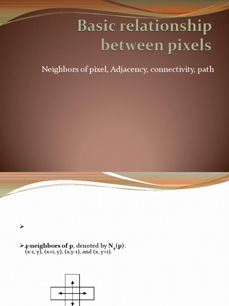Basic Relationship Between Pixels | PDF | Graphics | Imaging