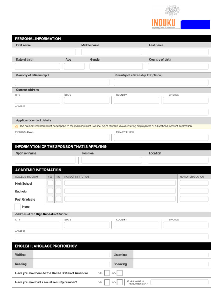 EB-3 Client Profile Form 2024 | PDF | Travel Visa | Justice