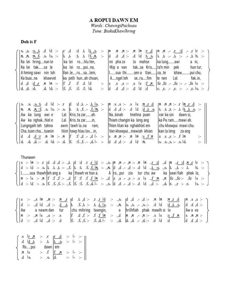 A Ropui Dawn em | PDF