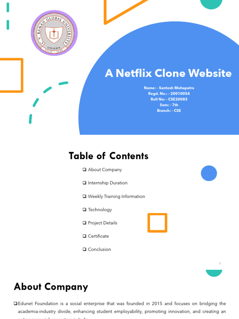 Internship Santosh Mohapatra | PDF | Html Element | Html