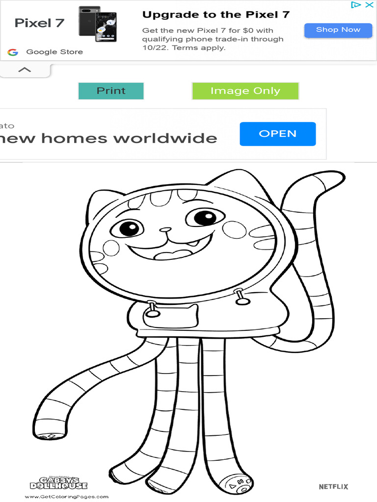 DJ Catnip Coloring Pages Printable | PDF
