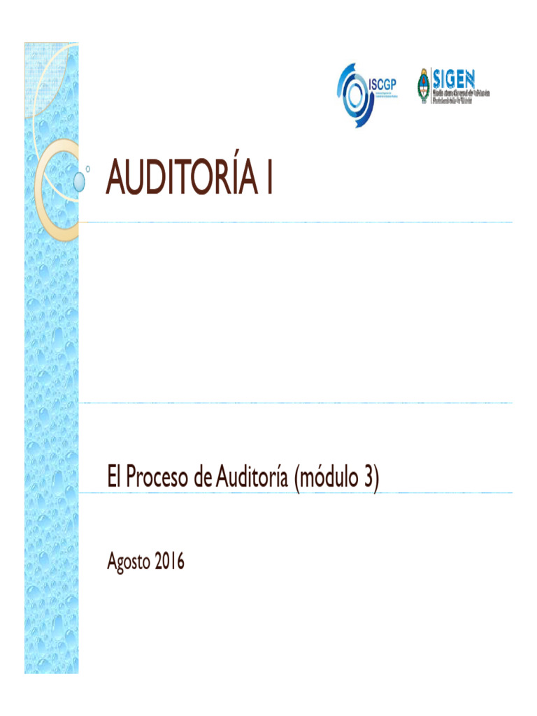 MODULO3-2-Bahadourian | PDF | Auditoría | Sistema de manejo de calidad