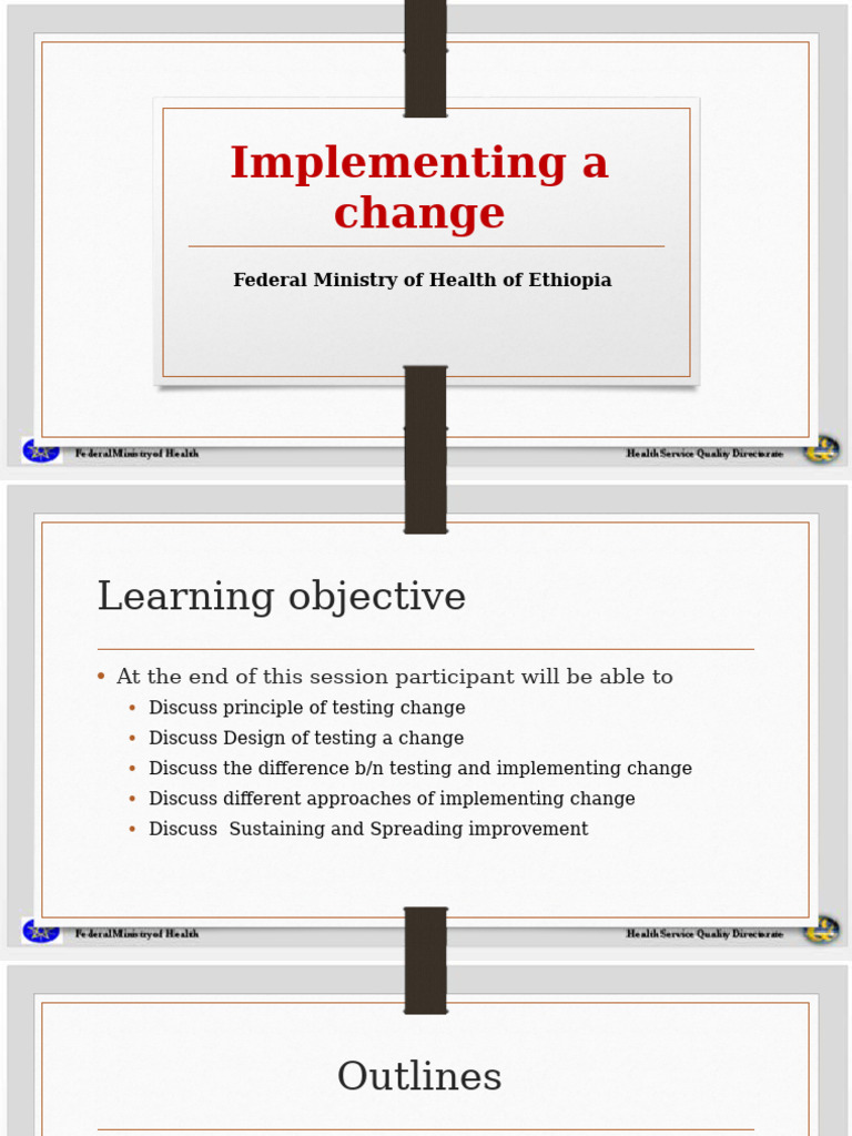 RVD Implementing A Change | PDF | Prediction | Behavior