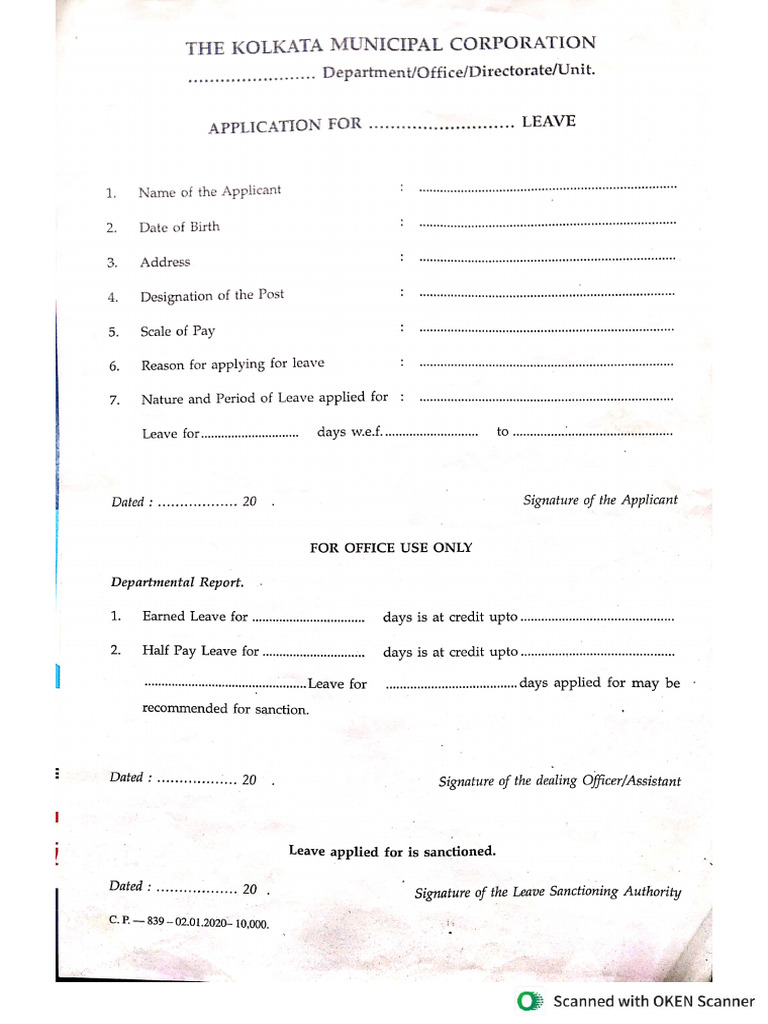 KMC Form | PDF