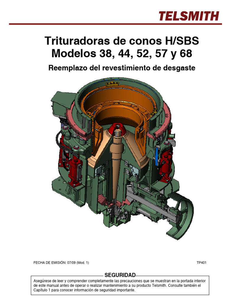 Manual de Chancadora Telsmith SBS | PDF | Administración de Seguridad y ...