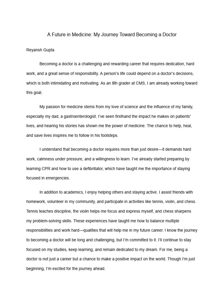 Reyansh's CMA essay (1) | PDF