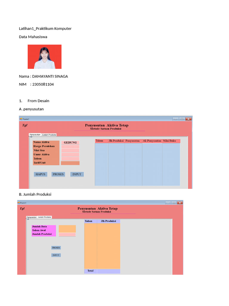 Latihan1 - Damayanti Sinaga | PDF
