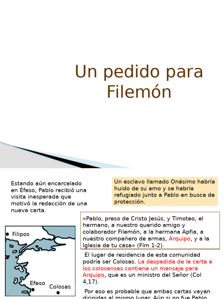Filemón Domingo Cosenza | PDF | Epístola a Filemón | Freedman