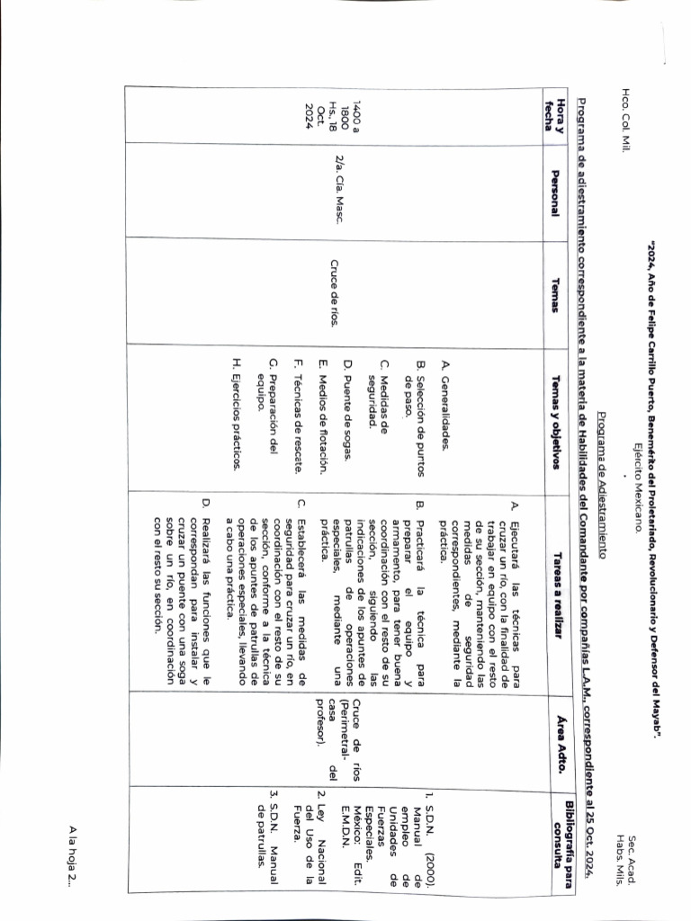 Habilidades Cmte 25 Oct 2024 LAM | PDF