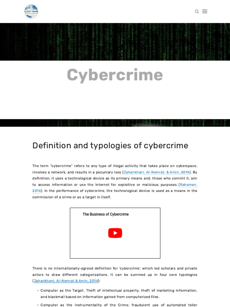 Cybercrime Illicit Trade | PDF | Cybercrime | Security
