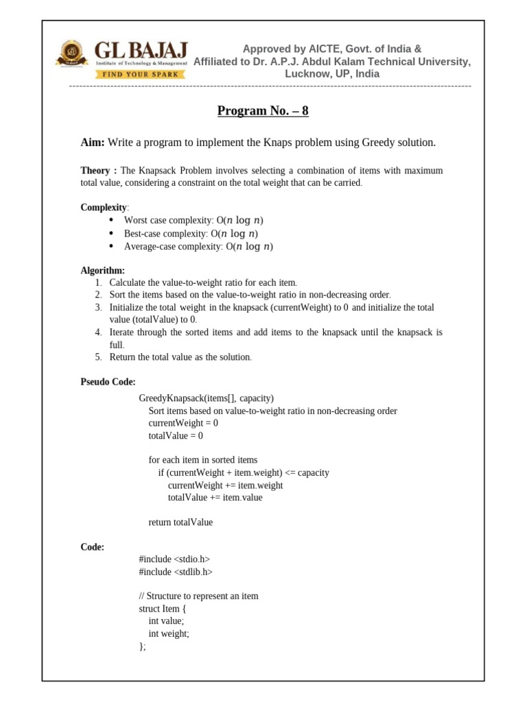 Sample DAA Lab Programs 8-13 Fin (1) | PDF | Discrete Mathematics | Computational Problems