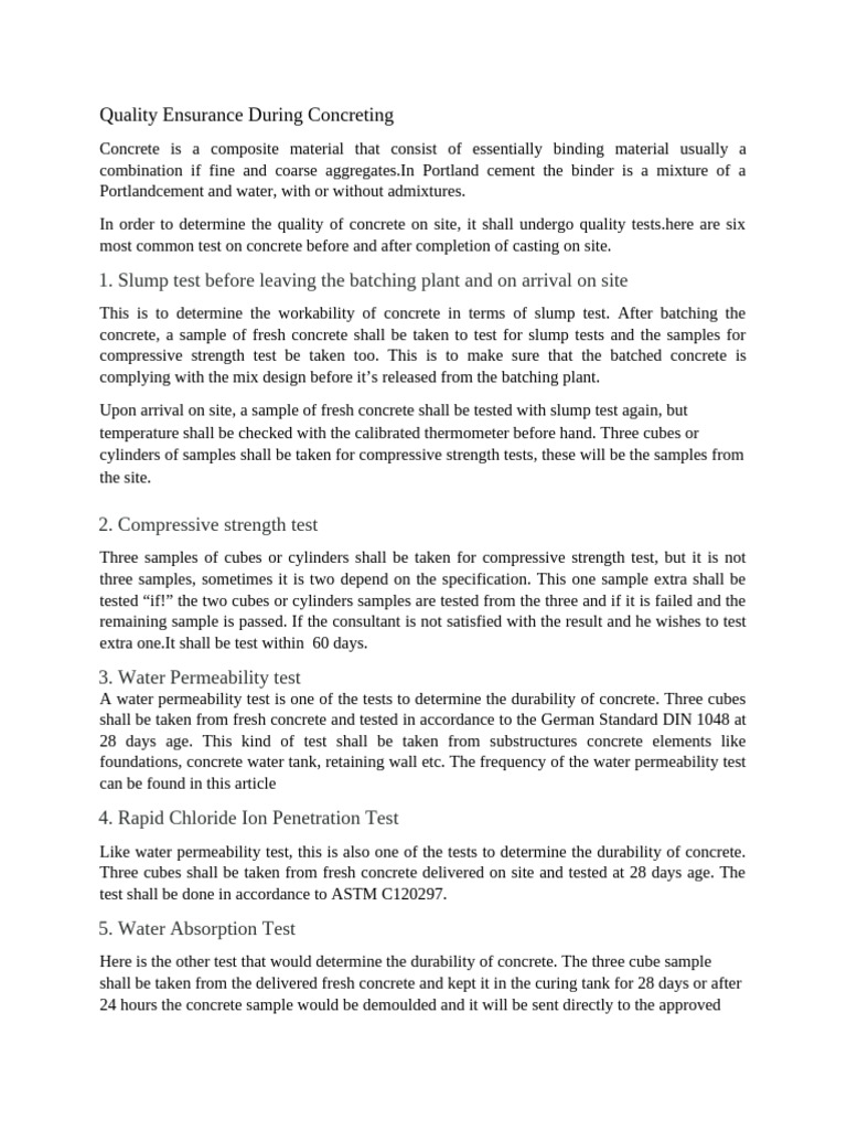 POC Assignment | PDF | Concrete | Civil Engineering