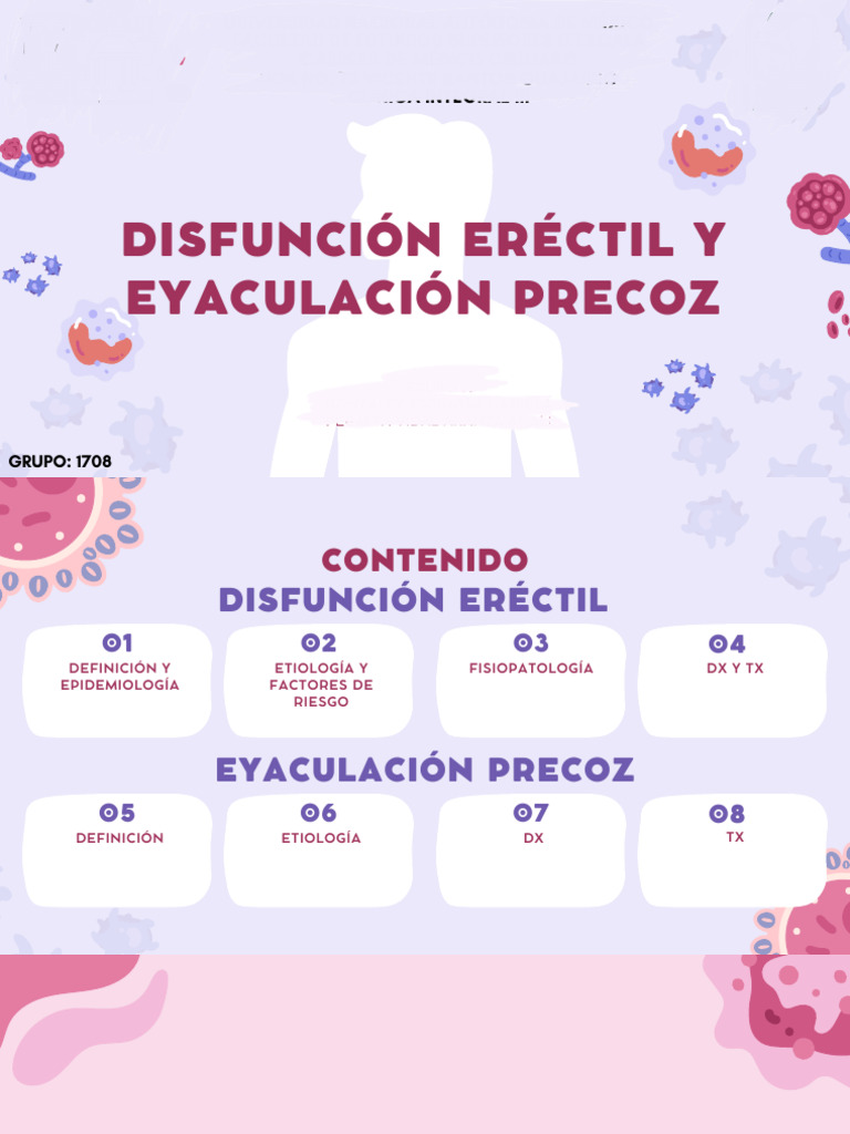 Disfunción Eréctil y Eyaculación Precoz | PDF | Inhibidor selectivo de ...