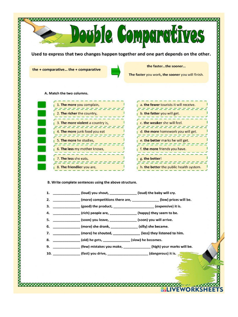 Double Comparative | PDF