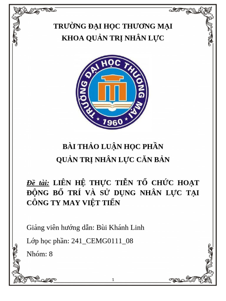 BTL QTNLCB Nhóm 8 | PDF