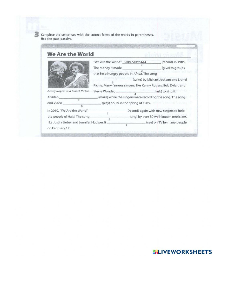 Worksheet 1757593 | PDF