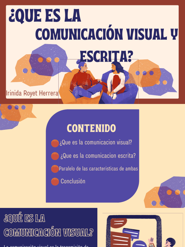 Comunicación Visual y Escrita: Definición y Comparación | PDF