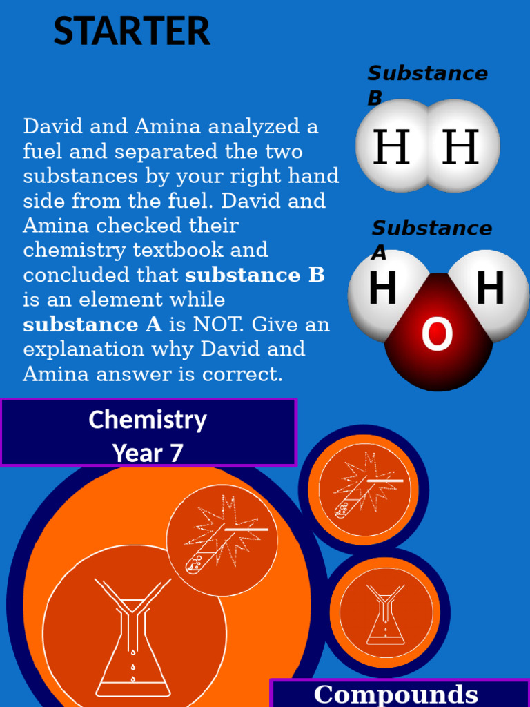 Compounds vs. Mixtures in Year 7 Chemistry | PDF