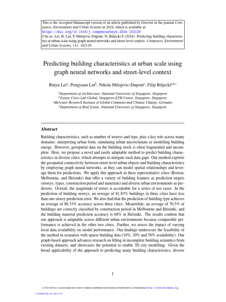 2024-ceus-gnn-building | PDF | Accuracy And Precision | Geographic ...