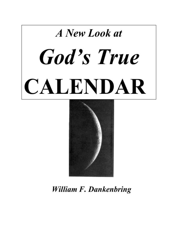 A New Look at God - S True Calendar - TriumphPro. | PDF | Hebrew ...
