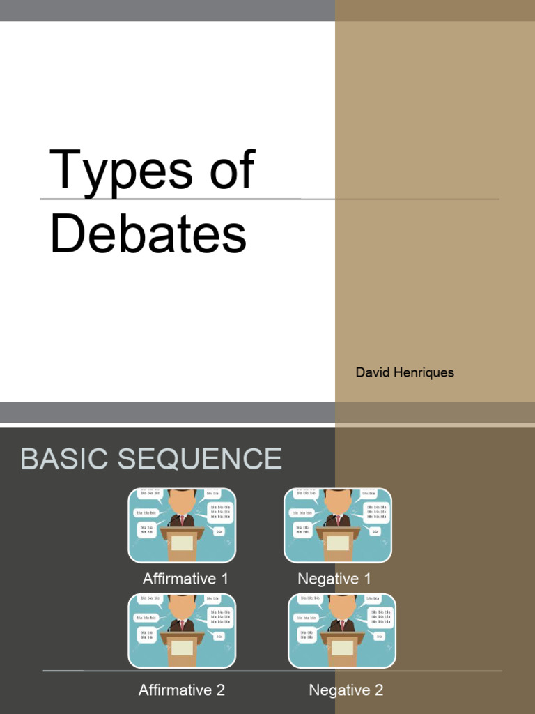 Types of Debate | PDF