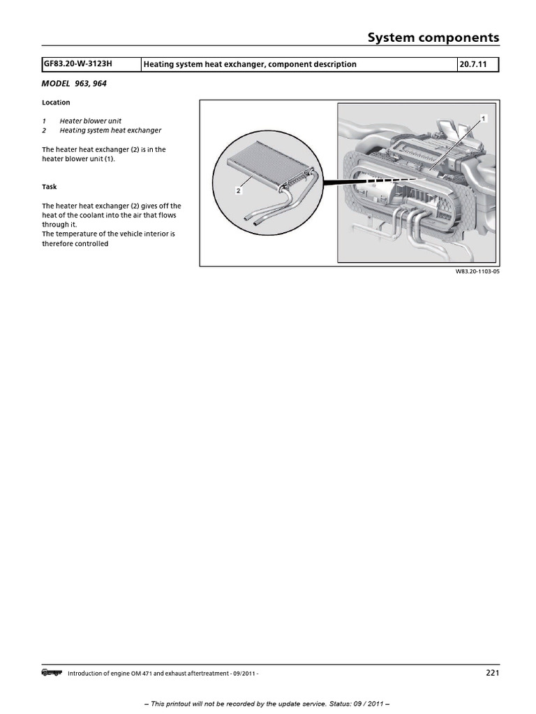 Mercedes Benz Engine OM 471 PDF Manual - p224 | PDF