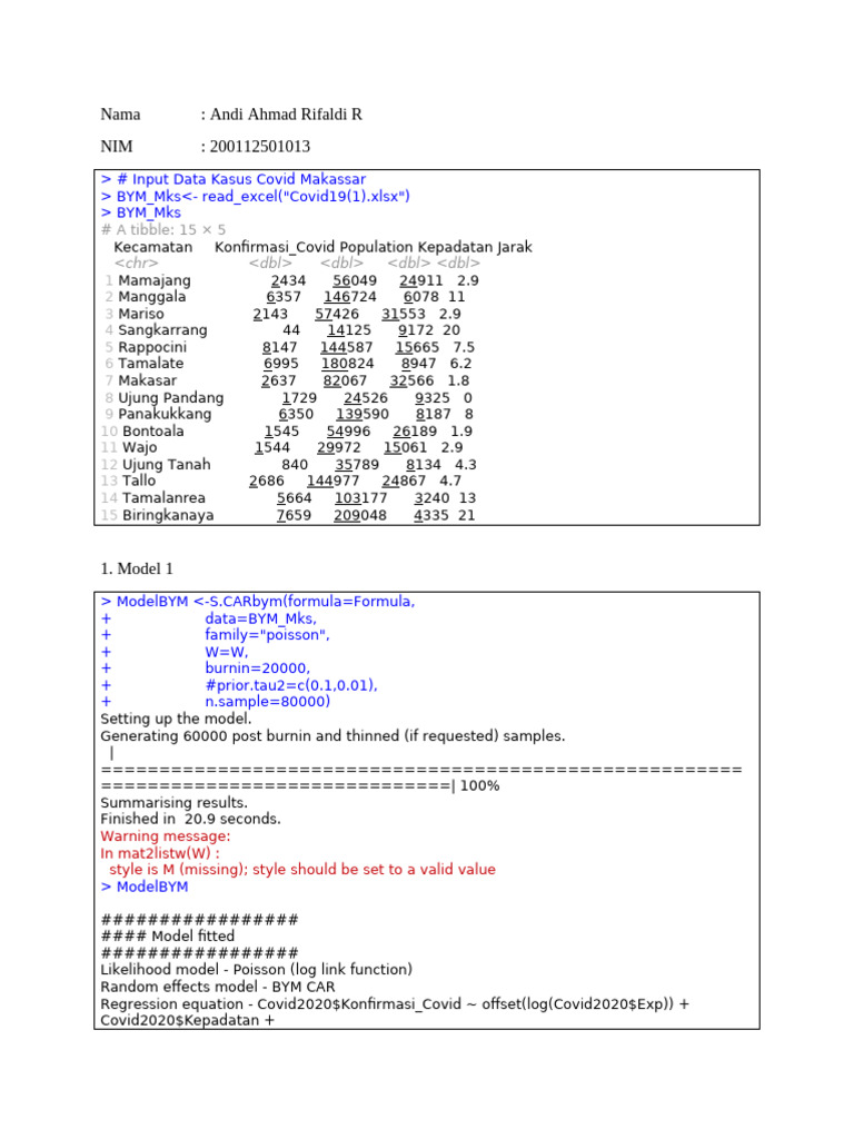01 - Andi Ahmad Rifaldi R - Quiz 3 Spasial | PDF | Numerical Analysis ...