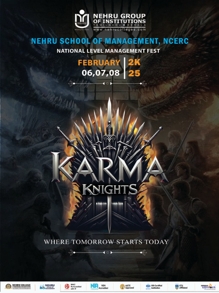 Karma 2K25: Kerala's Premier Management Fest | PDF