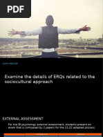 Writing ERQs in IB Psychology | PDF | Theory | Knowledge