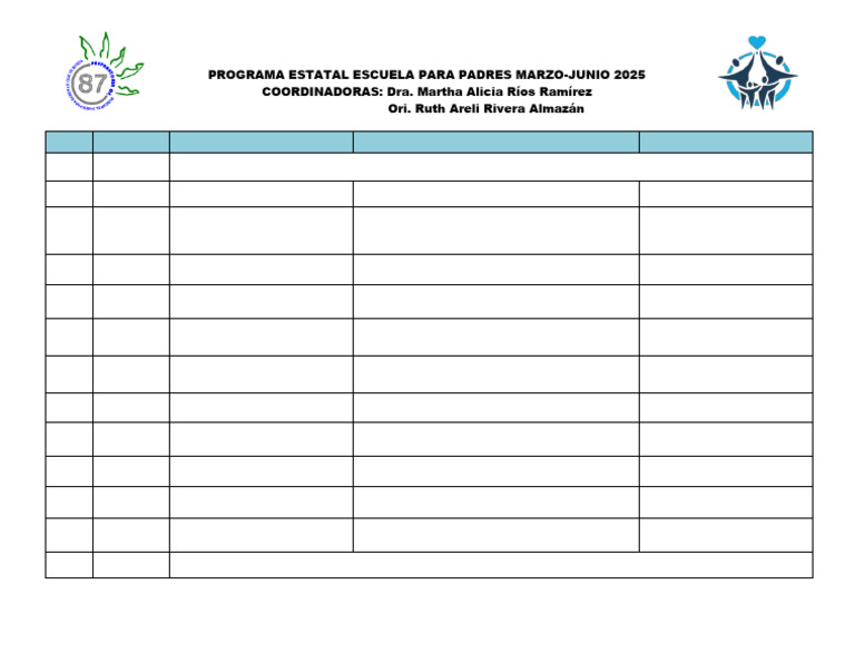 Cronograma Epp 2025 | PDF | Comportamiento problemático | Salud mental