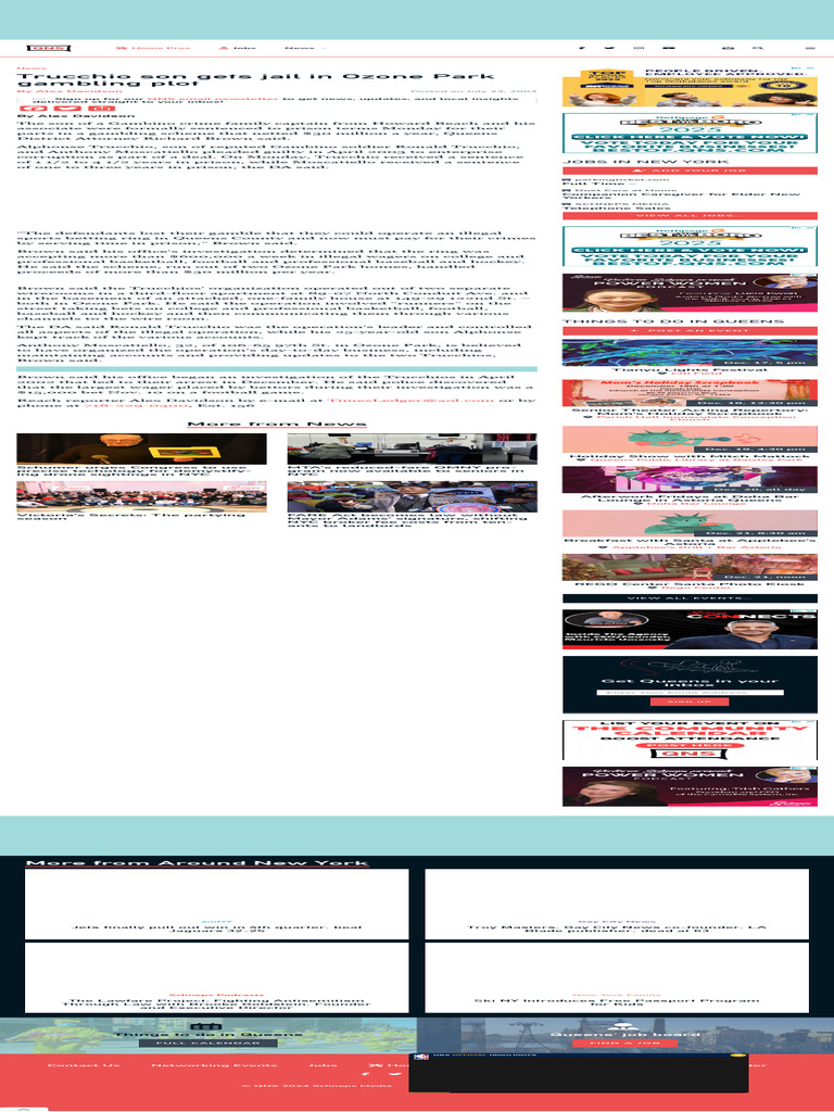 Alphonse "Al" Trucchio Former Gambino Family Capo Sentenced To 1-To-4 ...