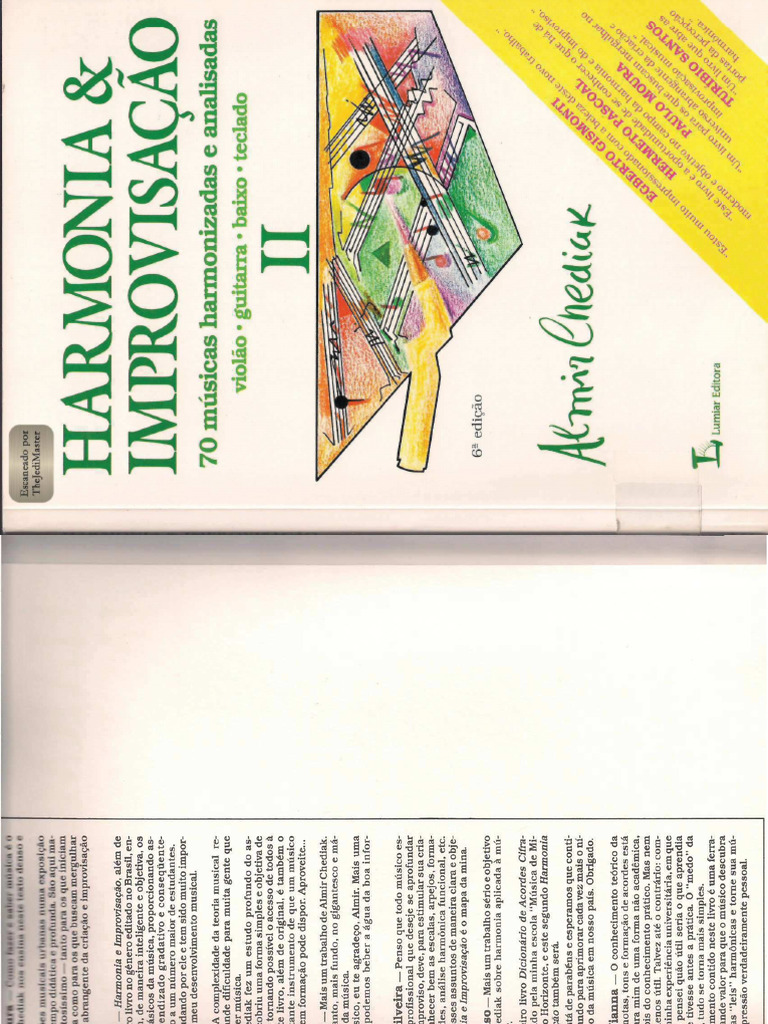 Curso de Harmonia e Improvisao Almir Chediak Vol 2 PDF Free | PDF