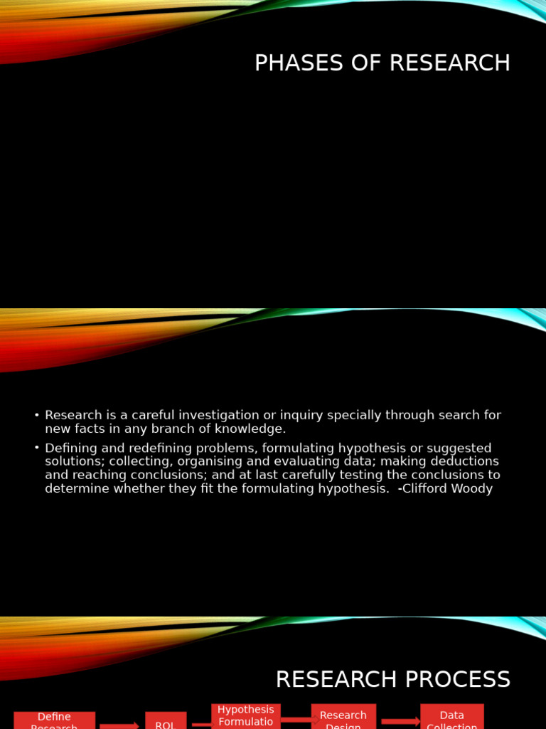 Phases of Research_125634 | PDF | Hypothesis | Data