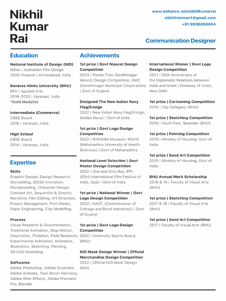 RESUME_NIKHIL KUMAR RAI | PDF