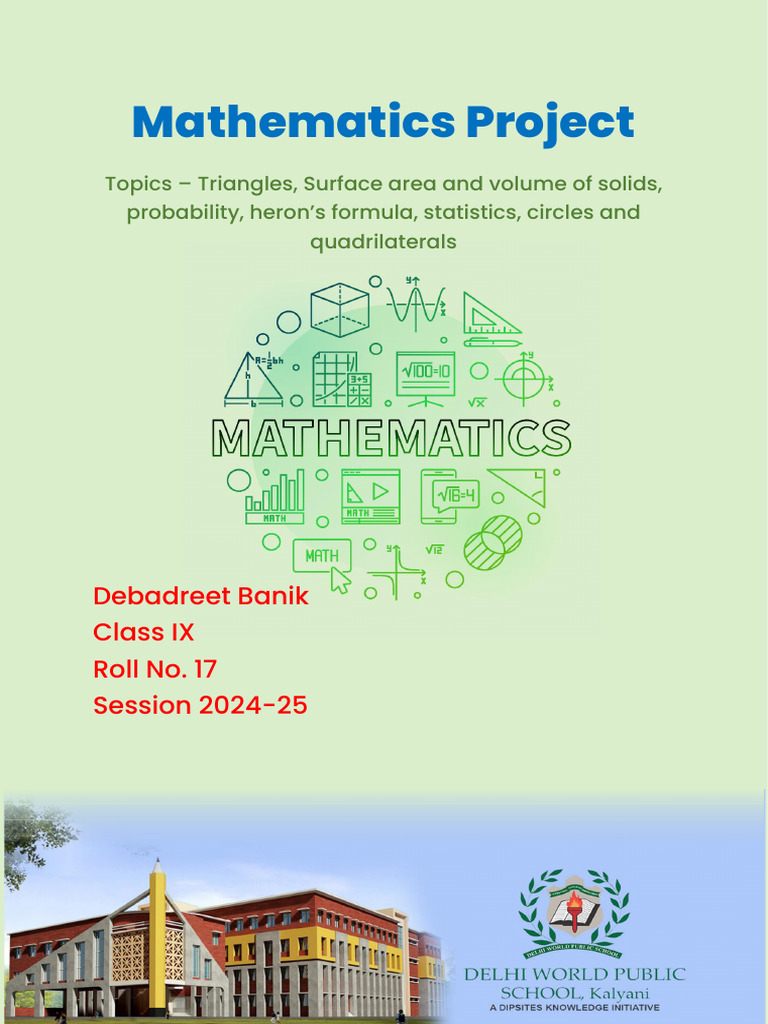 Class IX Mathematics Project Topics | PDF