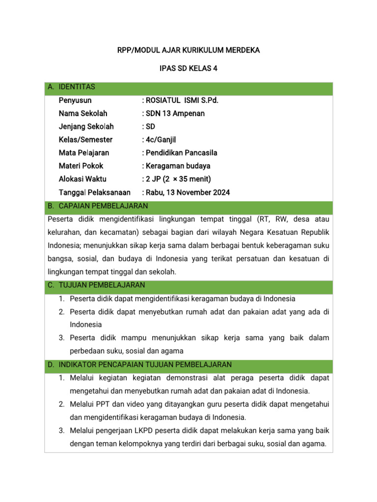 Modul PPKN SIKLUS 3 | PDF