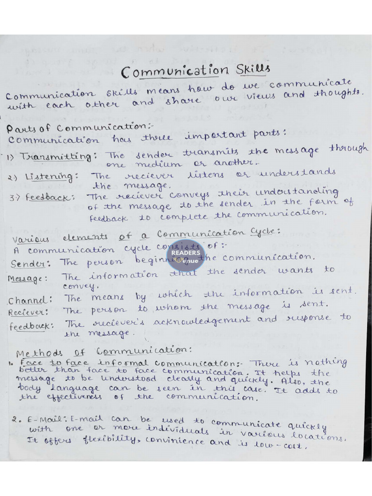 Class 10 It Part A Notes (All Chapters) | PDF