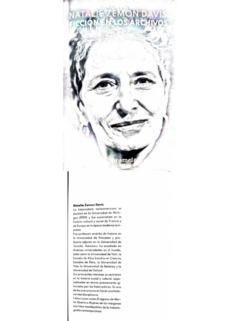 ZEMON DAVIS Ficción Archivos | PDF