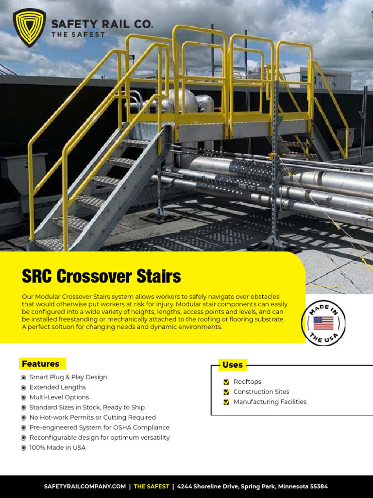 SRC CrossoverStairs CutSheet Web | PDF | Stairs