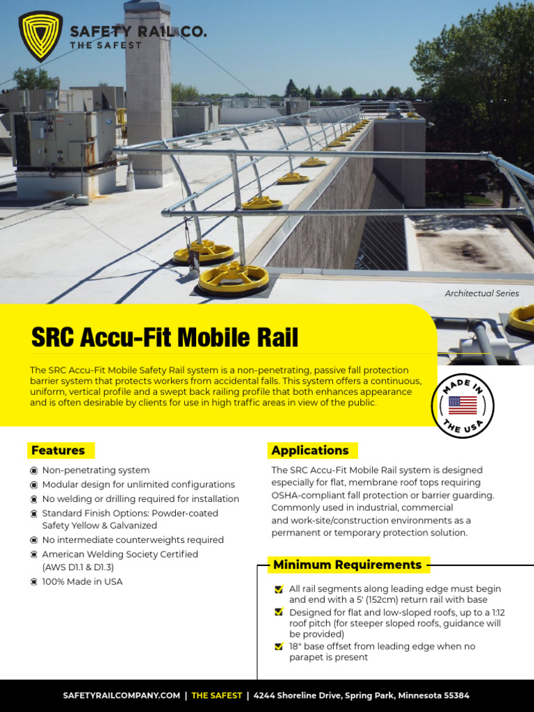 SRC Accu-FitMobileRail SpecSheet FINAL WEB | PDF