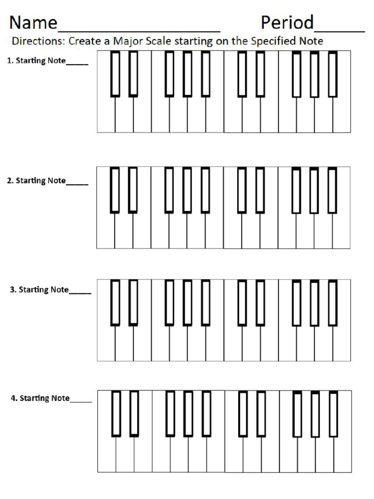 Major Scales and Triads | PDF