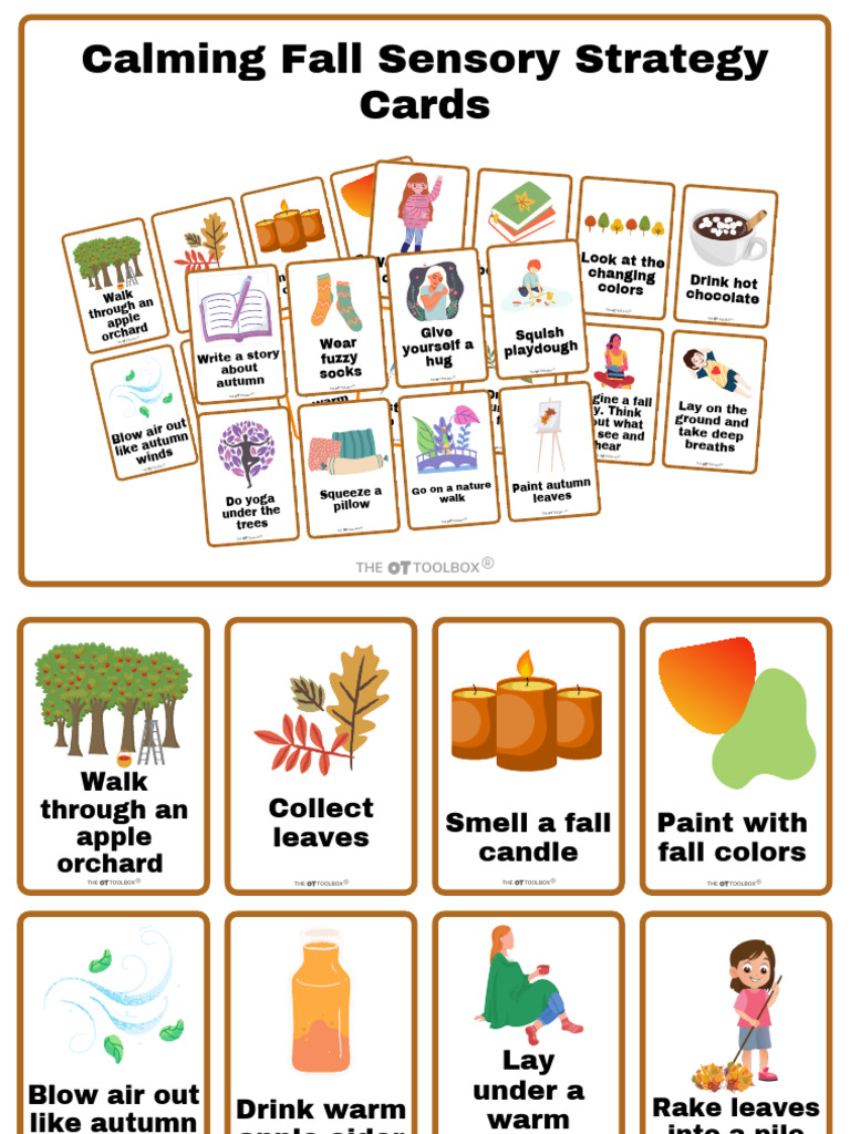 Calming-Fall-Sensory-Strategy-Cards (1) | PDF