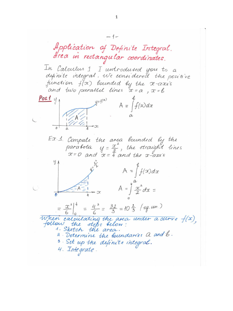 Lesson 4 Calculus II | PDF