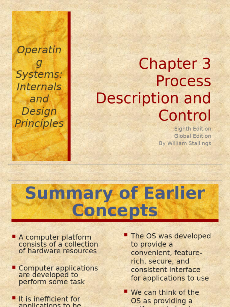 CH03 - Process - Description - and - Control | PDF | Process (Computing) | Operating System