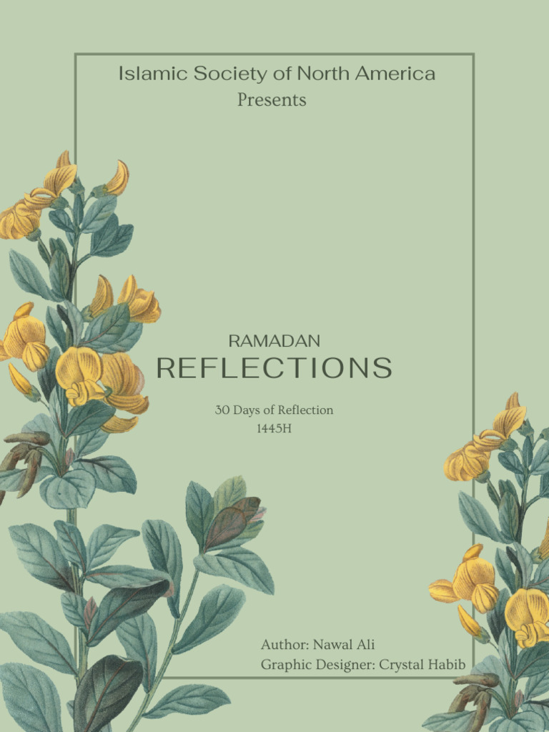 Ramadan Reflections | PDF | Gratitude | Forgiveness