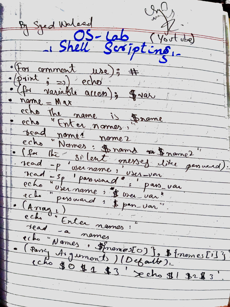Shell Script for User Input Handling | PDF