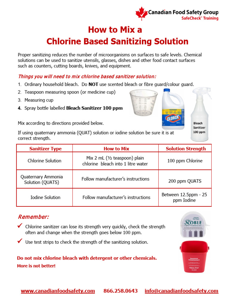 SafeCheck Sanitizing Solution1 | PDF