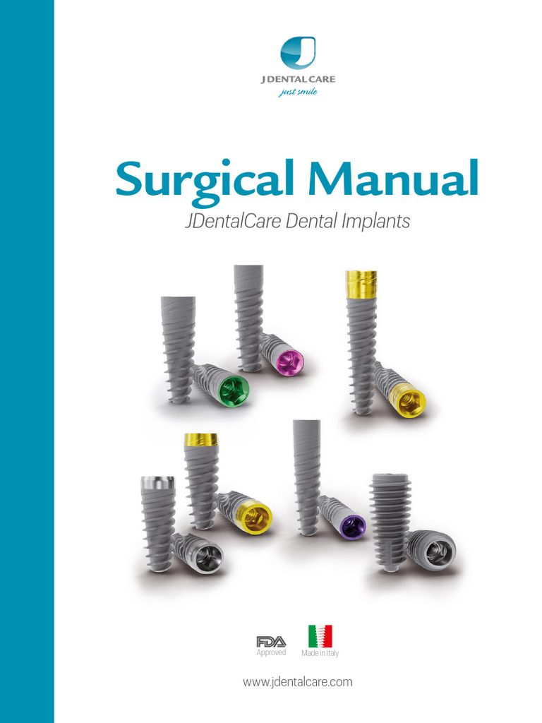 Surgical Manual USA | PDF | Dental Implant | Dentistry Branches