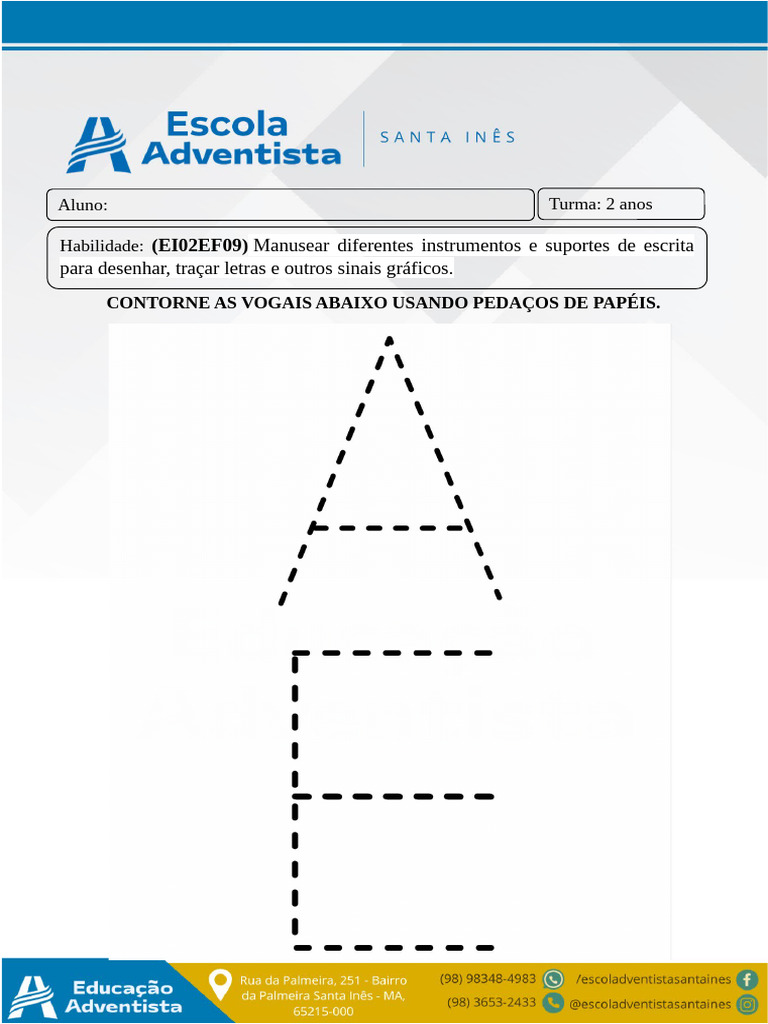 Cópia de Folha atividades_EASI | PDF
